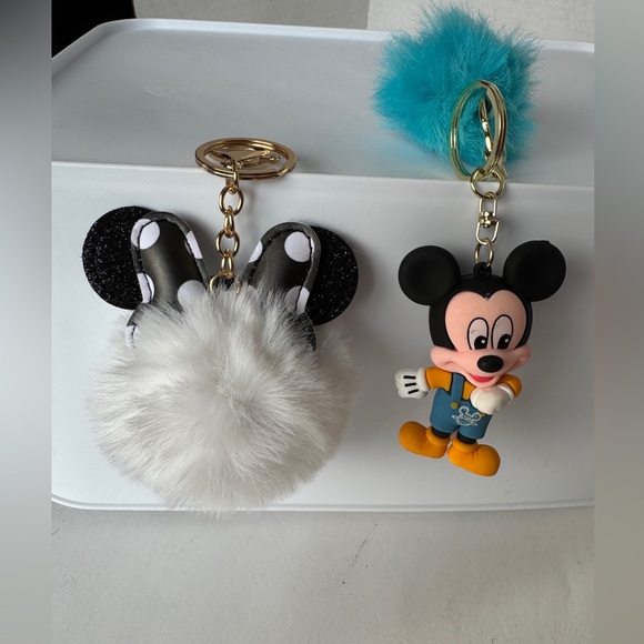 Disney | Other | Mickey Mouse Themed Keychain Both Keychains In Bundle ...
